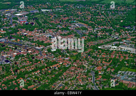 aerial view of Aurich, Germany, Lower Saxony, Aurich Stock Photo - Alamy