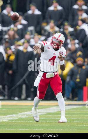 Iowa City, IA. USA. 28th Nov, 2014. Nebraska Cornhuskers wide receiver ...