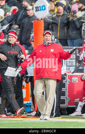 Iowa City, IA. USA. 28th Nov, 2014. Nebraska Cornhuskers wide receiver ...