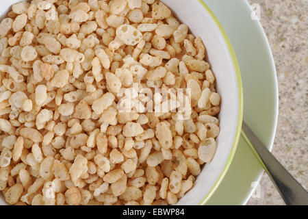 Rice krispies a popular puffed rice breakfast cereal in a breakfast ...
