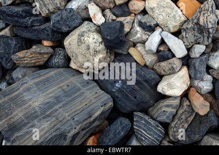 Patterned stones, Banff National Park, Alberta Province, Canada Stock ...
