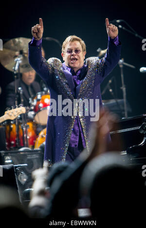 Assago Milan Italy. 04th December 2014. Sir ELTON JOHN performs live at ...