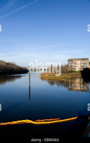 Lower reaches of River Ely, Cardiff, Wales Stock Photo - Alamy