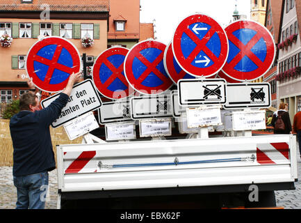 Traffic signs symbols On the road Stock Photo - Alamy