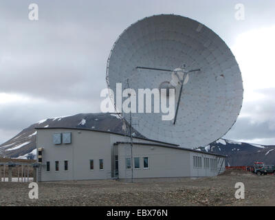 scientific radar system EISCAT, Norway, Svalbard, Longyearbyen Stock ...