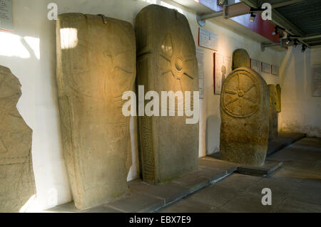 Early Christian Crosses, Margam Stones Museum, Neath Port Talbot, South ...