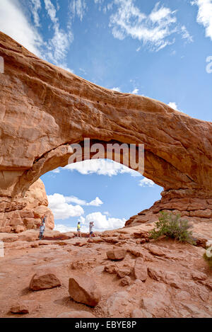 Arches National Park North Window section in Moab Utah USA Stock Photo ...