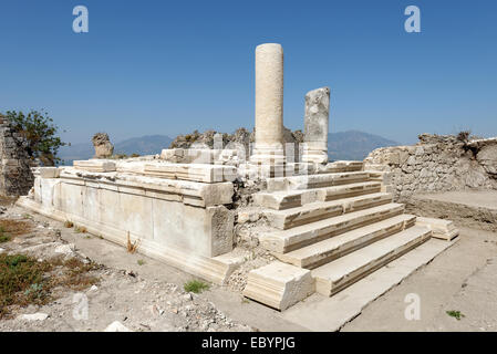 Temple of Kronos (chronos) which dates from the 2nd century BC Stock ...