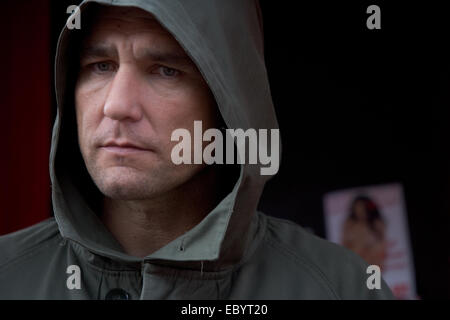 Film star Vinnie Jones during filming of 'Johnny Was' Stock Photo - Alamy