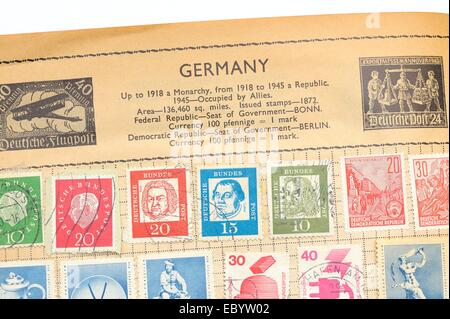 Old used German stamp from 30th December 1934 year with Bismarck and ...