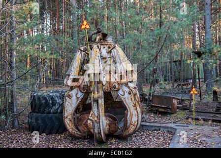 famous irradiated grapple in Pripyat abandoned city, Chernobyl ...