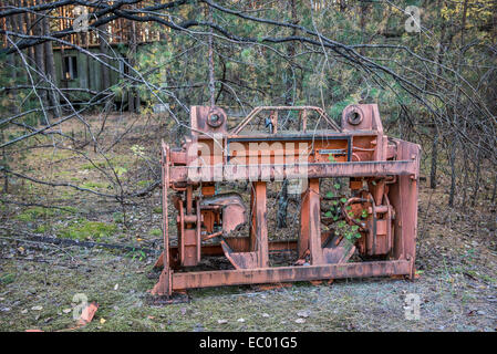 famous irradiated grapple in Pripyat abandoned city, Chernobyl ...