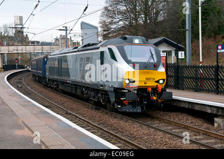 Chiltern Railways Class 68 68014 light loco movement from Wembley to ...