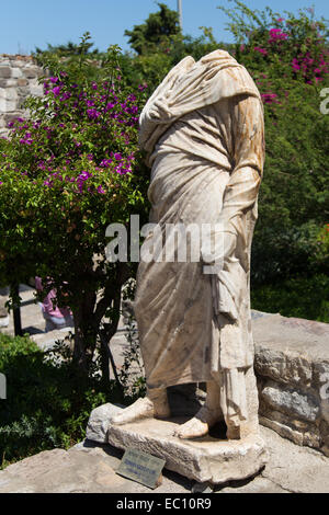 Roman Governor Sculpture in Bodrum Castle, Mugla, Turkey Stock Photo ...
