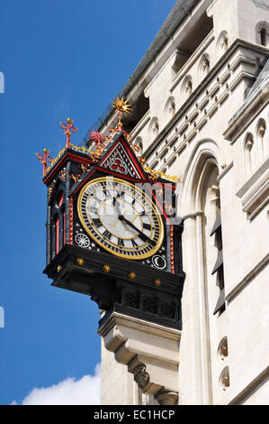The Royal Courts of Justice Fleet Street Circa 1890 Stock Photo - Alamy