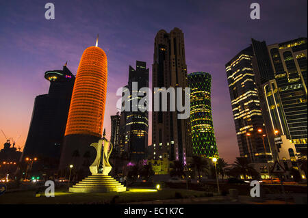Salam Tower West Bay Doha Qatar Stock Photo: 11473581 - Alamy