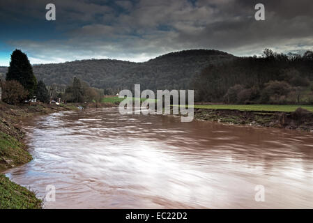 Wales, Tintern Village and the River Wye Stock Photo - Alamy