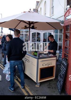 Fresh Crepes street food stall at the Cornwall Street Food festival in ...