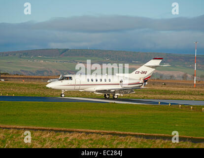 Raytheon Hawker 800XP private jet with registration N896VR parked Stock ...