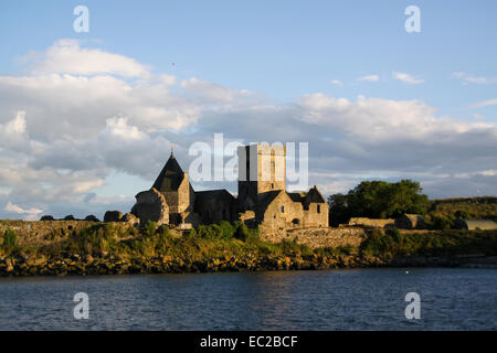 Inchcolm Abbey, Inchcolm Island, Firth of Forth, Scotland Stock Photo ...