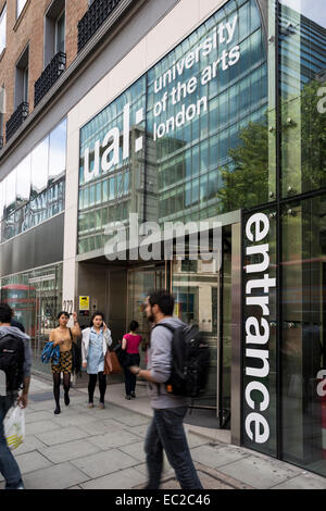 The entrance to the University of the Arts London (UAL) specialising in ...