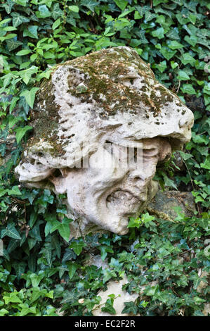 Grotesque and creepy statues emerge from the ground in the 18c woodland ...