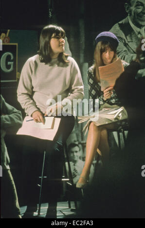 Cathy McGowan TV presenter of Ready Steady Go 1964 y2k Stock Photo - Alamy