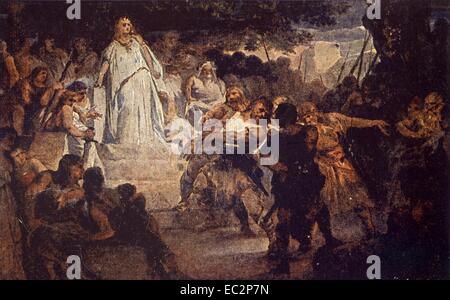 Libuše Libussa or historically Lubossa Libuse prophesied and founded ...