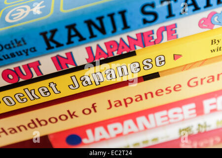 Books for learning the Japanese language Stock Photo: 76280121 - Alamy