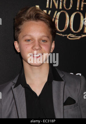 Actor Daniel Huttlestone attends the world premiere of 'Into the Woods ...