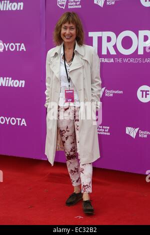 Tracy Mann arrives on the red carpet during Tropfest short film ...