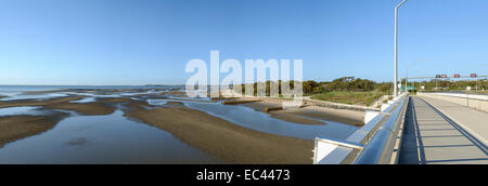 A morning ride on the Ted Smout Memorial Bridge Stock Photo - Alamy