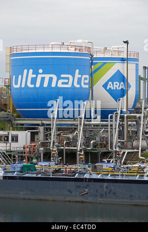 Aral Ultimate fuel terminal, Ruhr Oel refinery, Gelsenkirchen, Germany ...