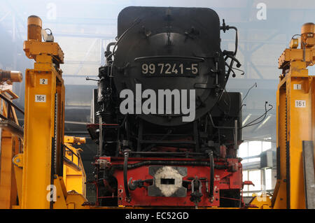 repair workshop platform railway locomotive train engine rolling Stock ...