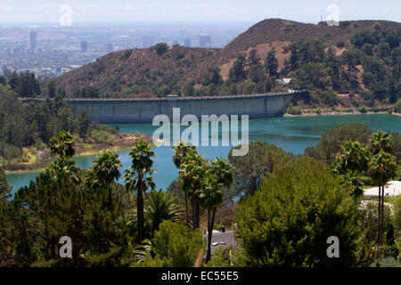 Mulholland Dam, Hollywood Reservoir, California, USA Stock Photo - Alamy