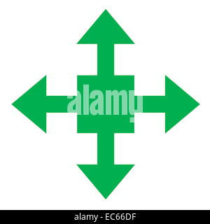 Four arrows in four directions Stock Photo - Alamy