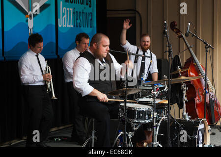 CONNER MCRAE on drums for DAVINA AND THE VAGABONDS at the MONTEREY JAZZ ...