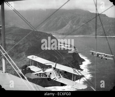 The Martin T4M-1, a torpedo bomber used by the U.S. Navy, is seen here ...