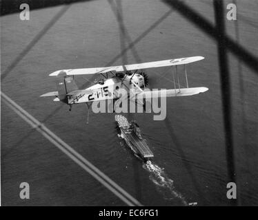 The Martin T4M-1, a torpedo bomber used by the U.S. Navy, is seen here ...