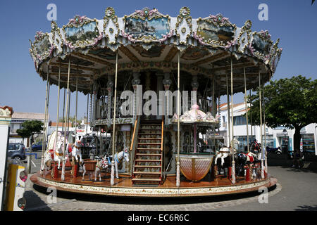 antique historic carousel Stock Photo - Alamy