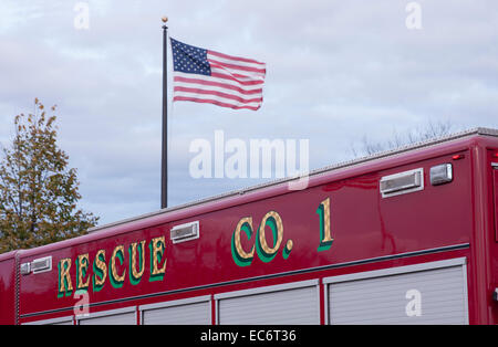 Milwaukee Fire Department Rescue Company No. 1 firehouse Stock Photo ...