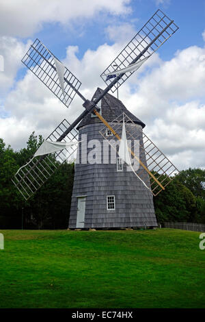 The Old Hook Windmill in the village of East Hampton, Suffolk County ...