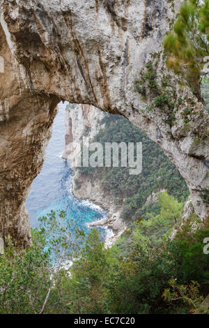 Natural Arch Arco Naturale Capri Italy Stock Photo - Alamy