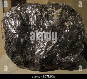 Galena, the natural mineral form of lead sulphide. It is the most ...