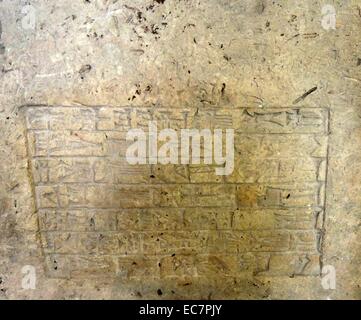 Baked clay bricks from Mesopotamia, some with names of Babylonian ...