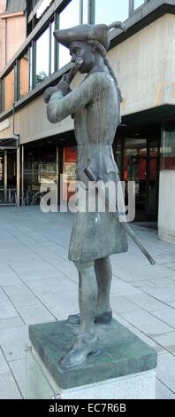 Pied Piper leading away children of German town of Hamelin ...