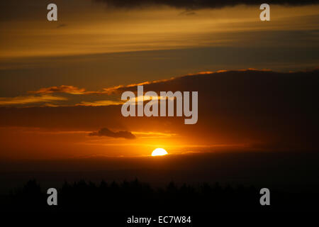 Gwent Levels near Cardiff, Wales, UK. 10th December, 2014. UK Weather ...