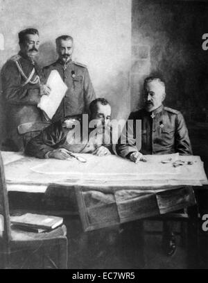 Tsar Nicholas II of Russia at the front line in world war one 1916 ...