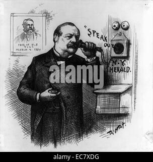 President Grover Cleveland (1837-1908). Cleveland was the 22nd and 24th ...