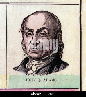 John Quincy Adams, the sixth President of the United States from 1825 ...
